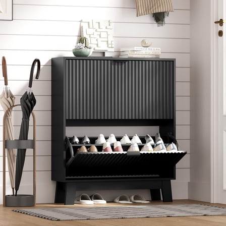 24 Pair Shoe Storage Cabinet - Walmart.com