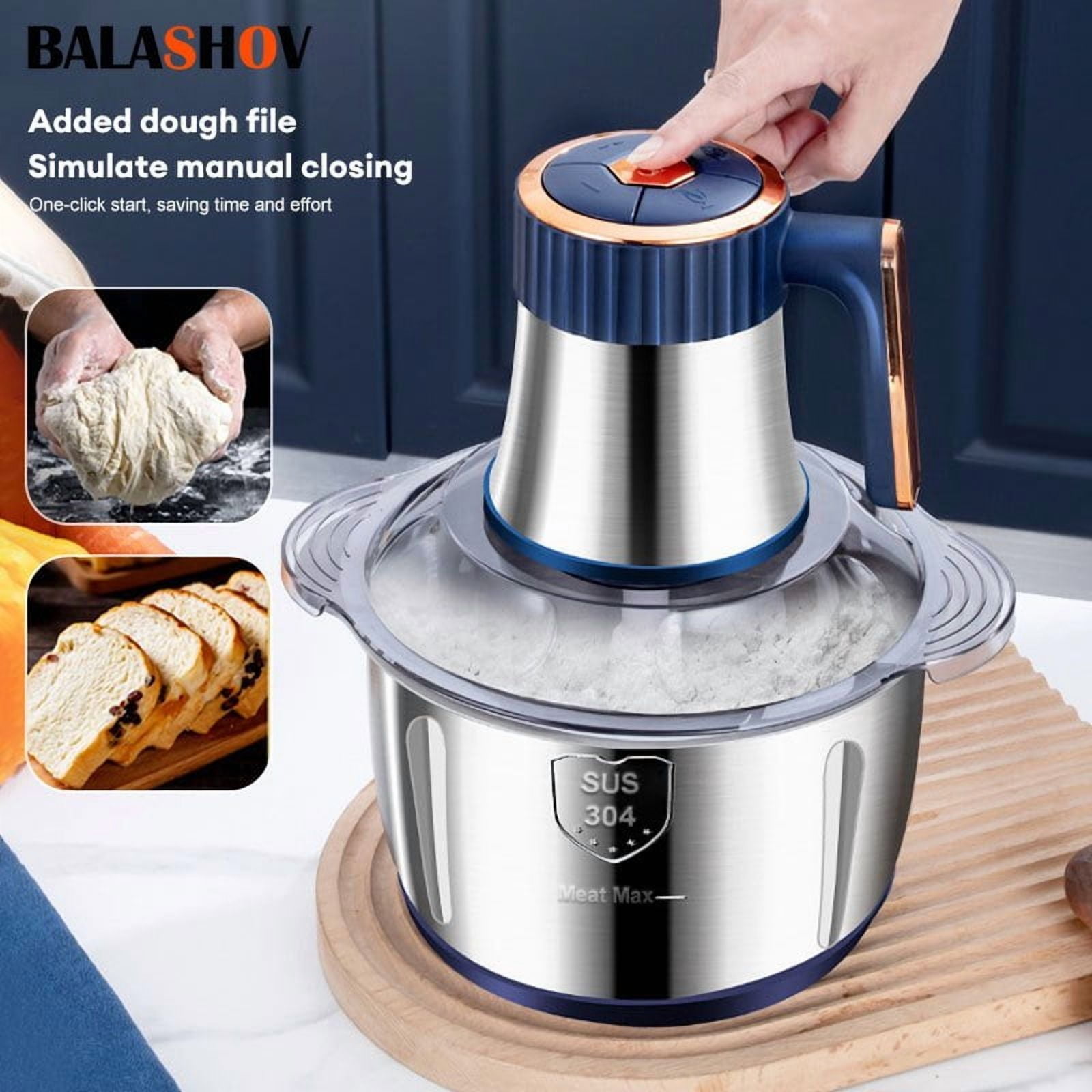 "FANRUINA 1.32gal Electric Food Chopper - 40,000 RPM Stainless Steel ...