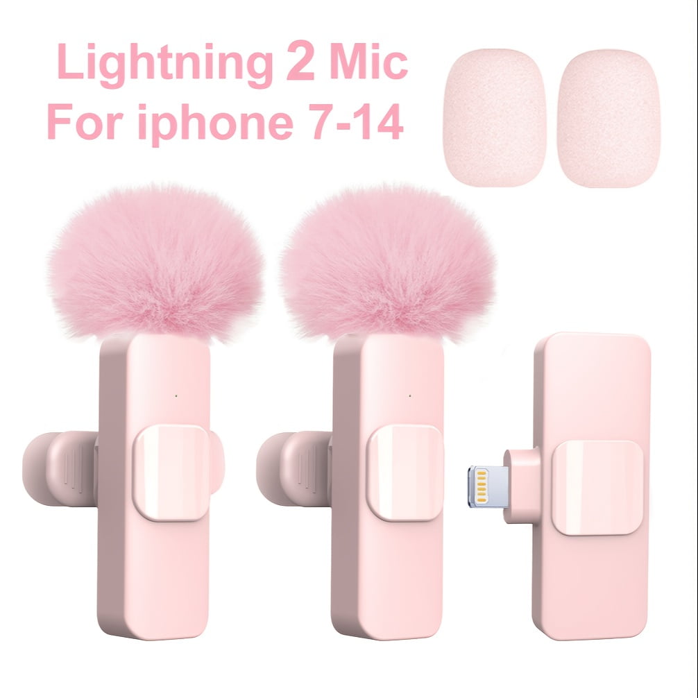 FANRUINA 2.4G Wireless Lavalier Mic System-USB-C for Phones, Tablets ...