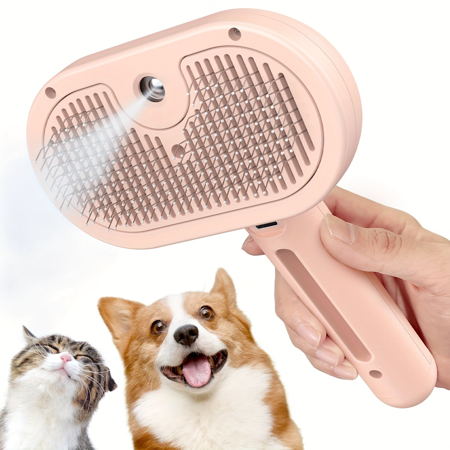 FANRUINA Cat & Dog Steam Brush - USB-Powered Multifunctional Pet ...