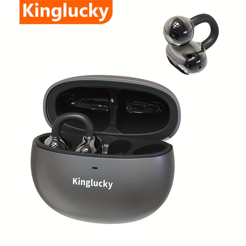 FANRUINA Clip-On Open-Ear Wireless Earbuds – Detachable Earrings Design ...