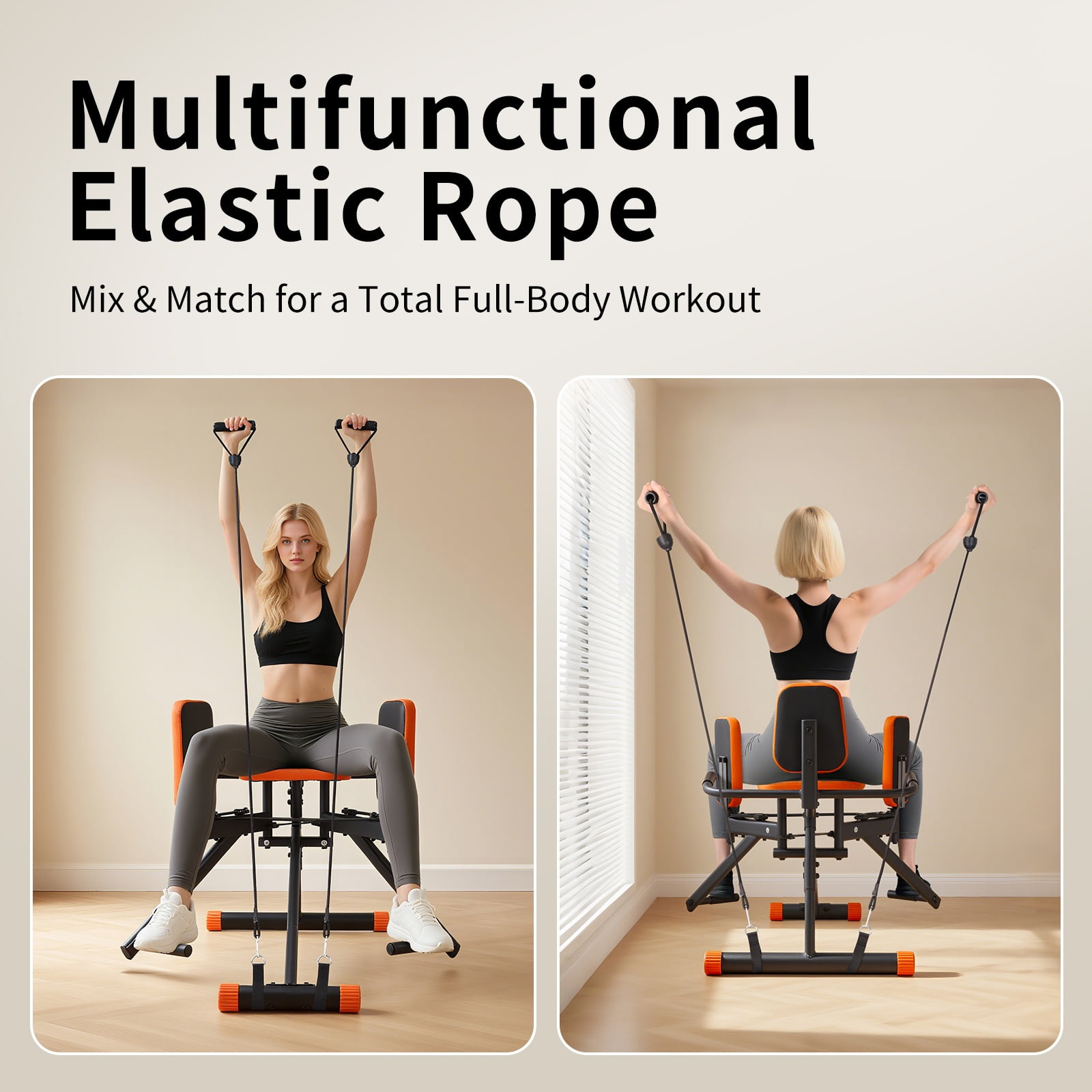 FANRUINA Hip Abduction Trainer Adjustable Heavy Duty Manual Resistance ...