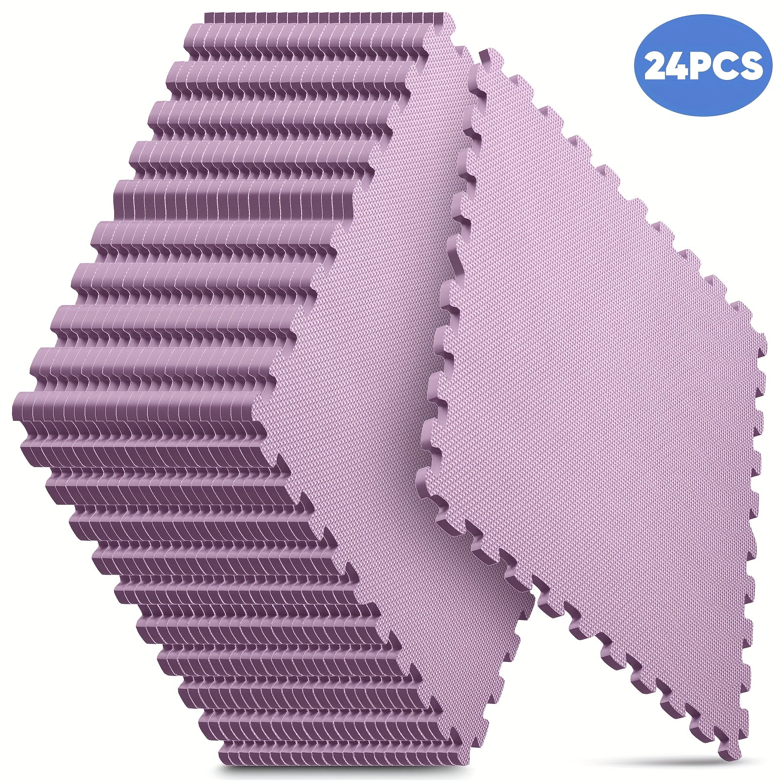 FANRUINA Home Gym Mat, Puzzle Exercise Mat, Of EVA Interlocking Foam ...