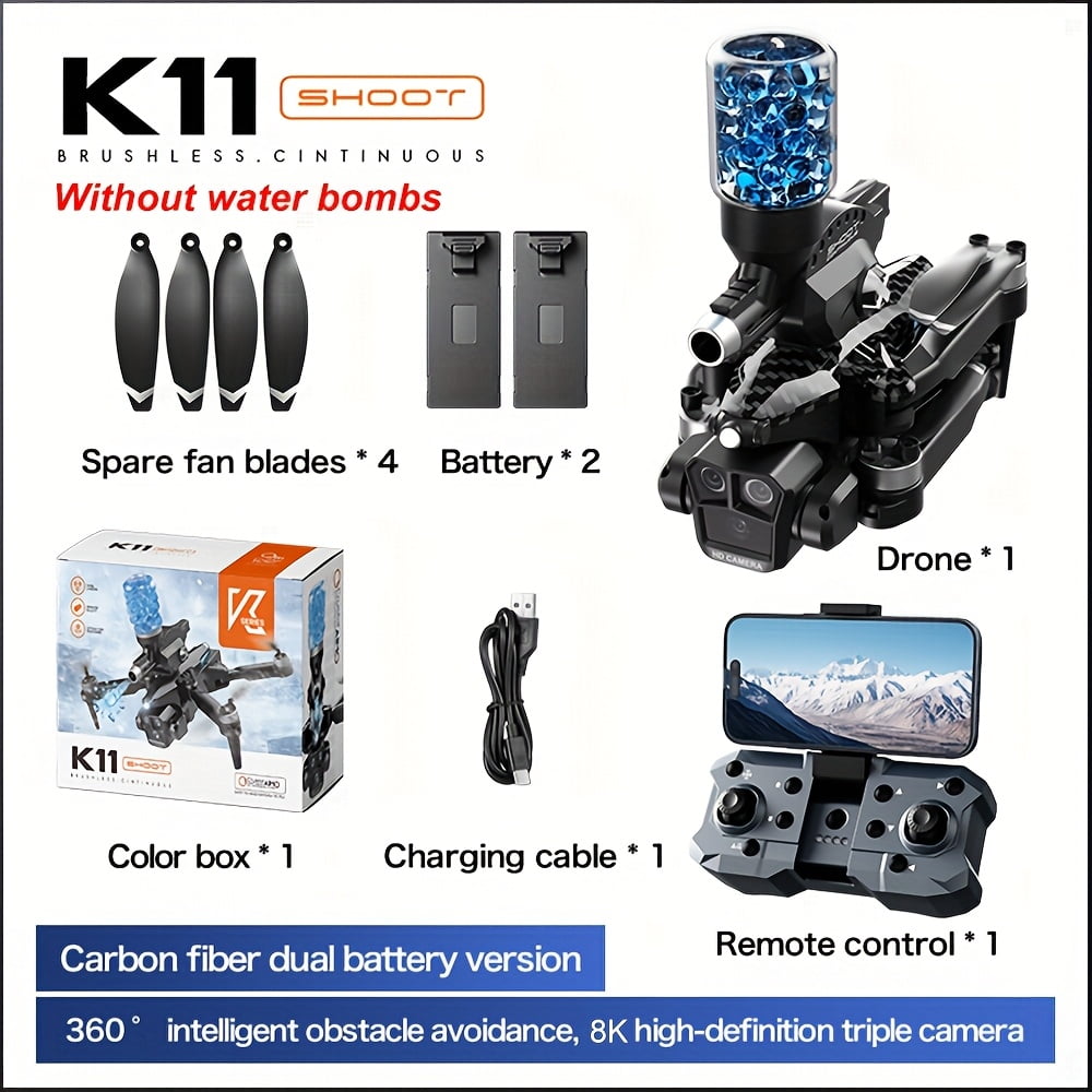 FANRUINA K11MAX Water Bomb Drone - 8K Camera & 5G Transmission | GPS ...