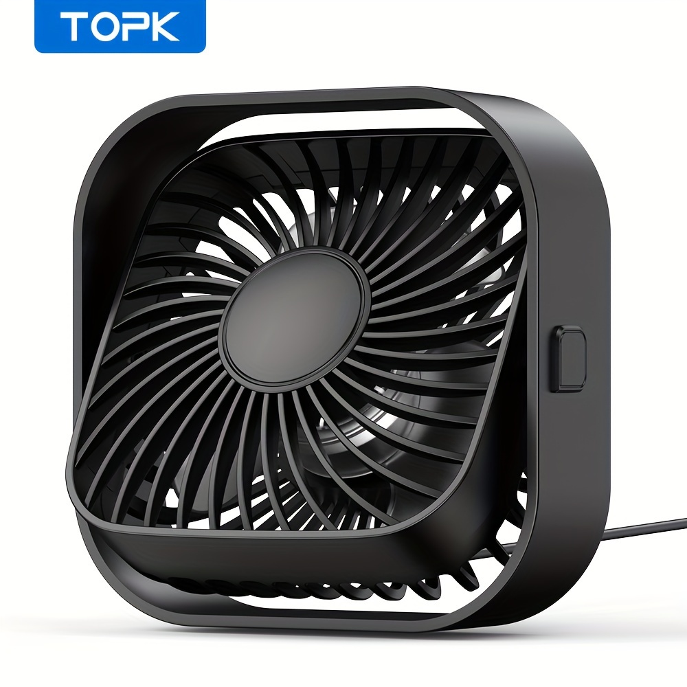 FANRUINA K51 Portable Mini USB Desk Fan - Quiet Brushless Motor, High ...