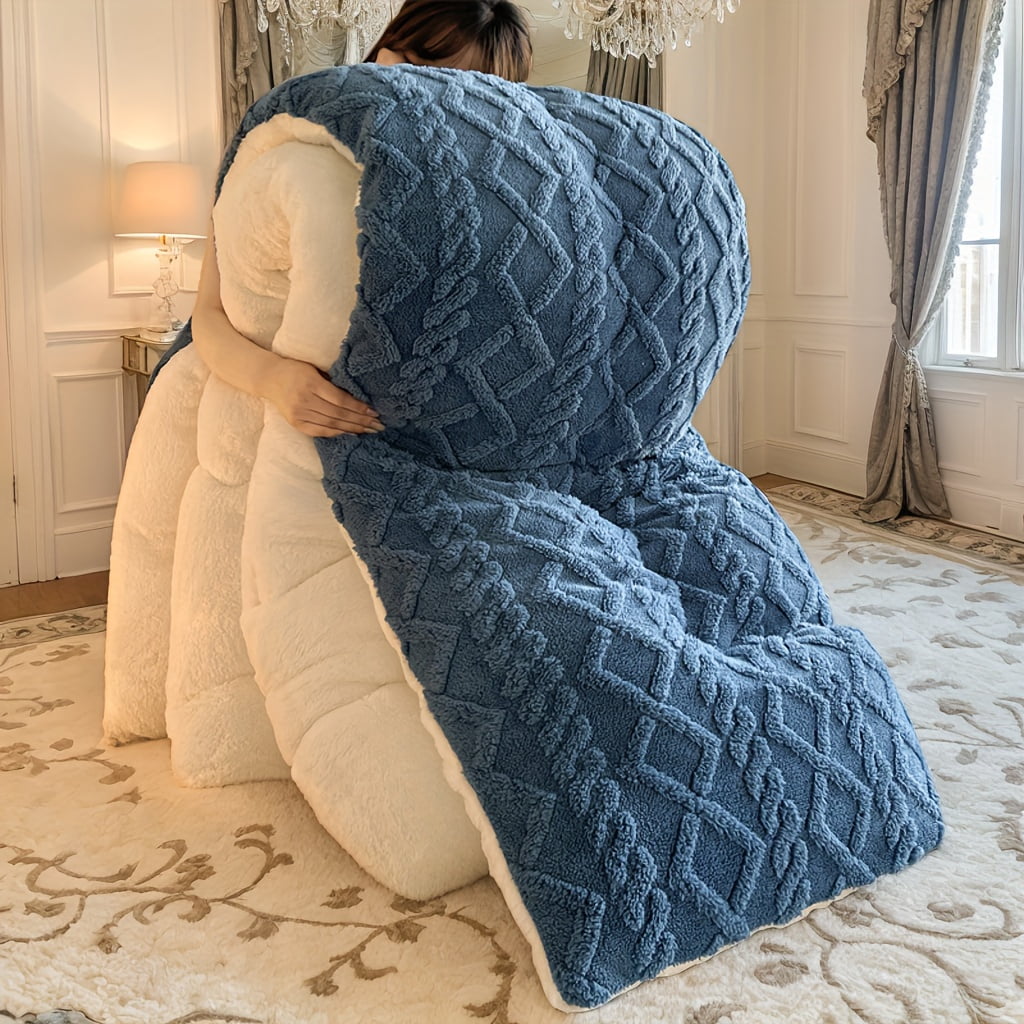 FANRUINA Luxurious Taffeta Comforter Soft Thick Warm Machine Washable ...