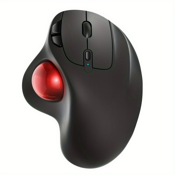 FANRUINA M501 Wireless Trackball Mouse, Rechargeable Ergonomic, Easy ...