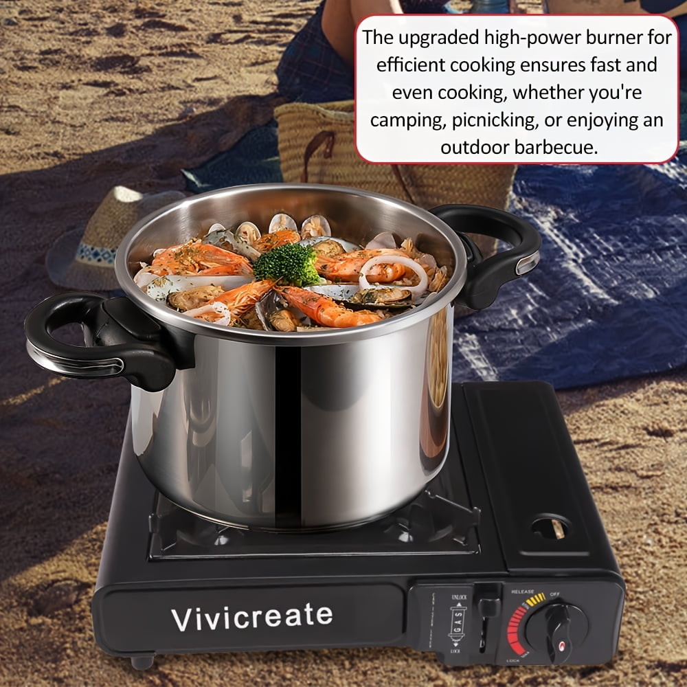 FANRUINA Portable Butane Stove for Camping, BBQ & Korean Cooking ...