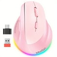 FANRUINA Vertical Ergonomic Mouse, Relieves Wrist Fatigue, Rechargeable ...