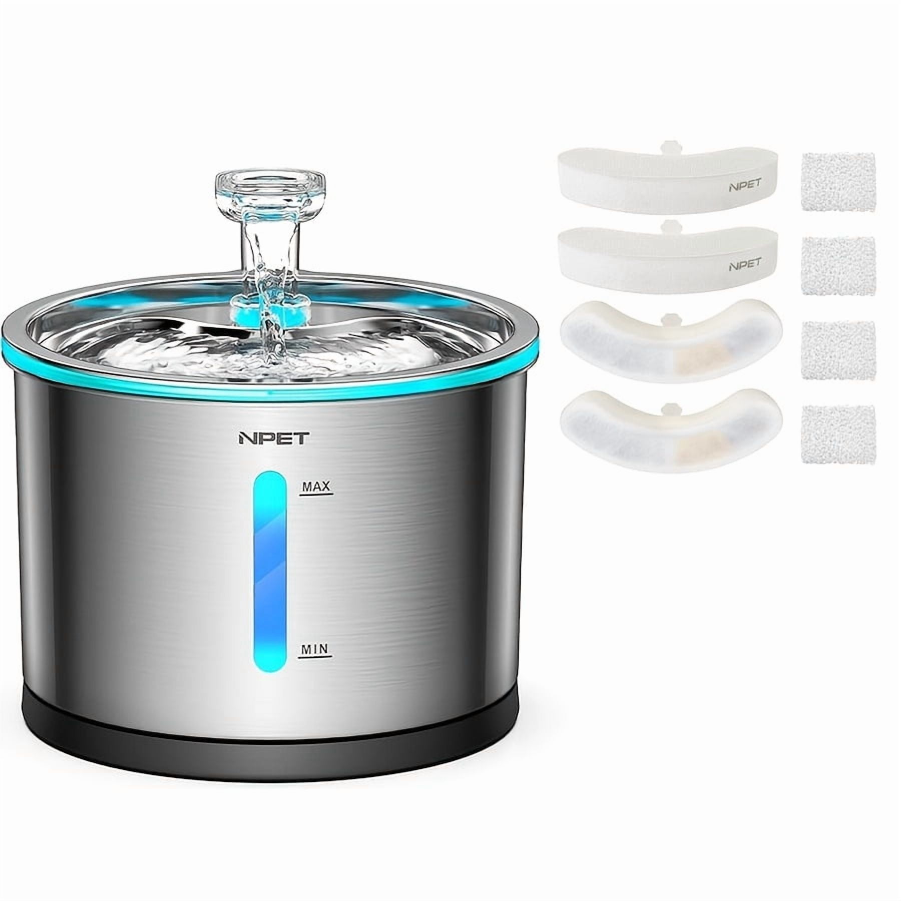 FANRUINA WF210 Cat Water Fountain | 50oz/1.5L | Stainless Steel ...