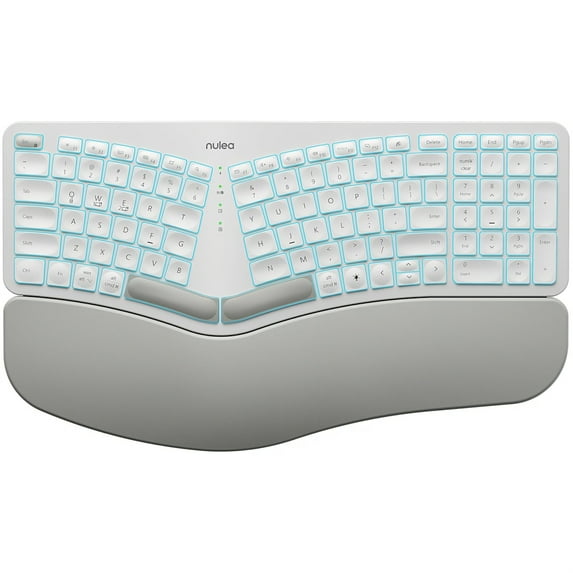 FANRUINA Wireless Ergonomic Keyboard, Split Keyboard with Wrist Rest ...