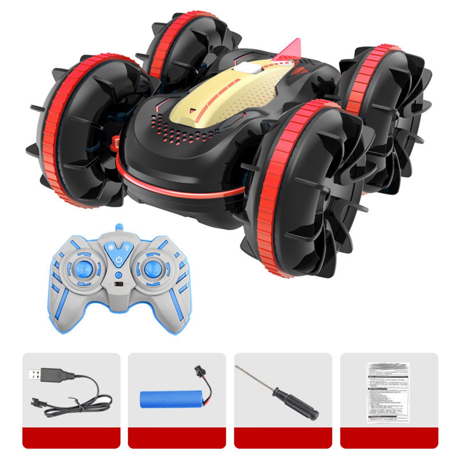 FANSHAYTTT Border Remote Control Vehicle Stunt Vehicle Light Double ...