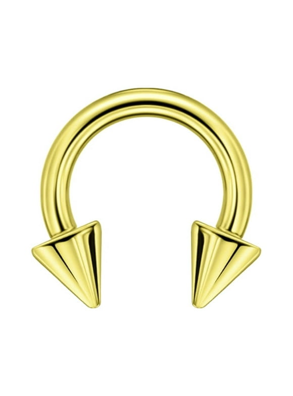 Gold Horseshoe Septum Ring