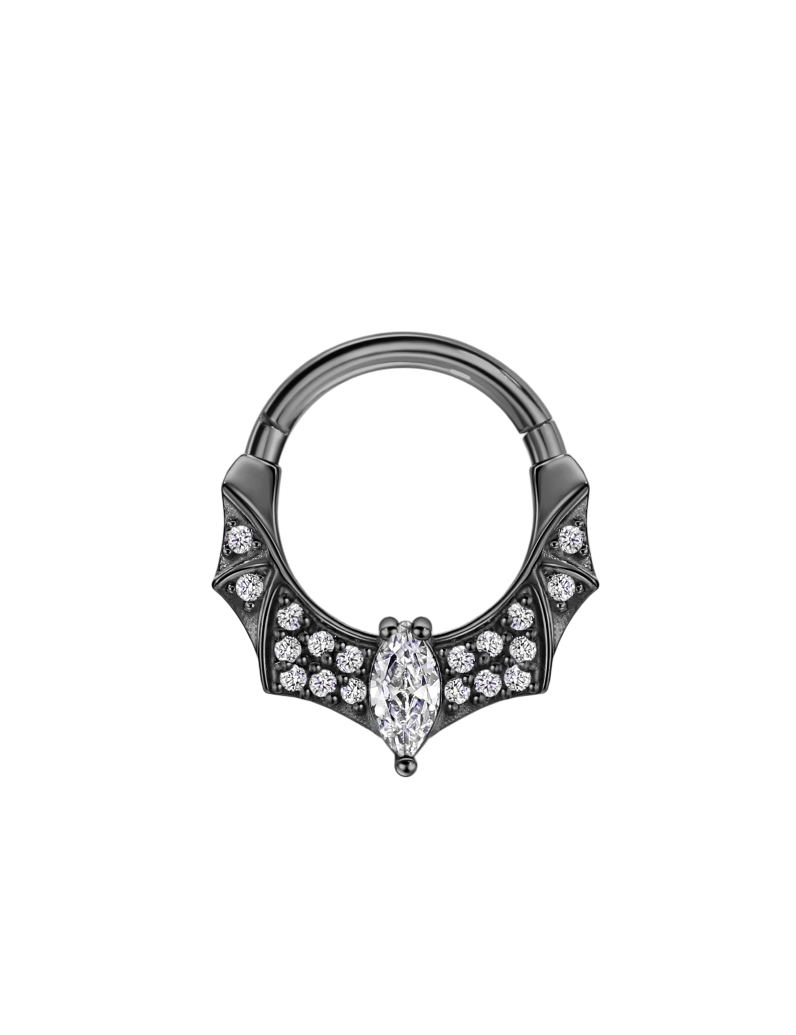 FANSING Halloween Septum Jewelry 16g Bat Septum Ring Surgical Steel ...