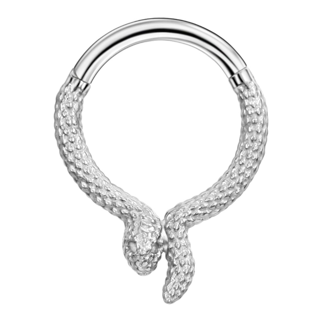 FANSING Snake Surgical Steel Septum Rings 16 Gauge Septum Jewelry 8mm ...