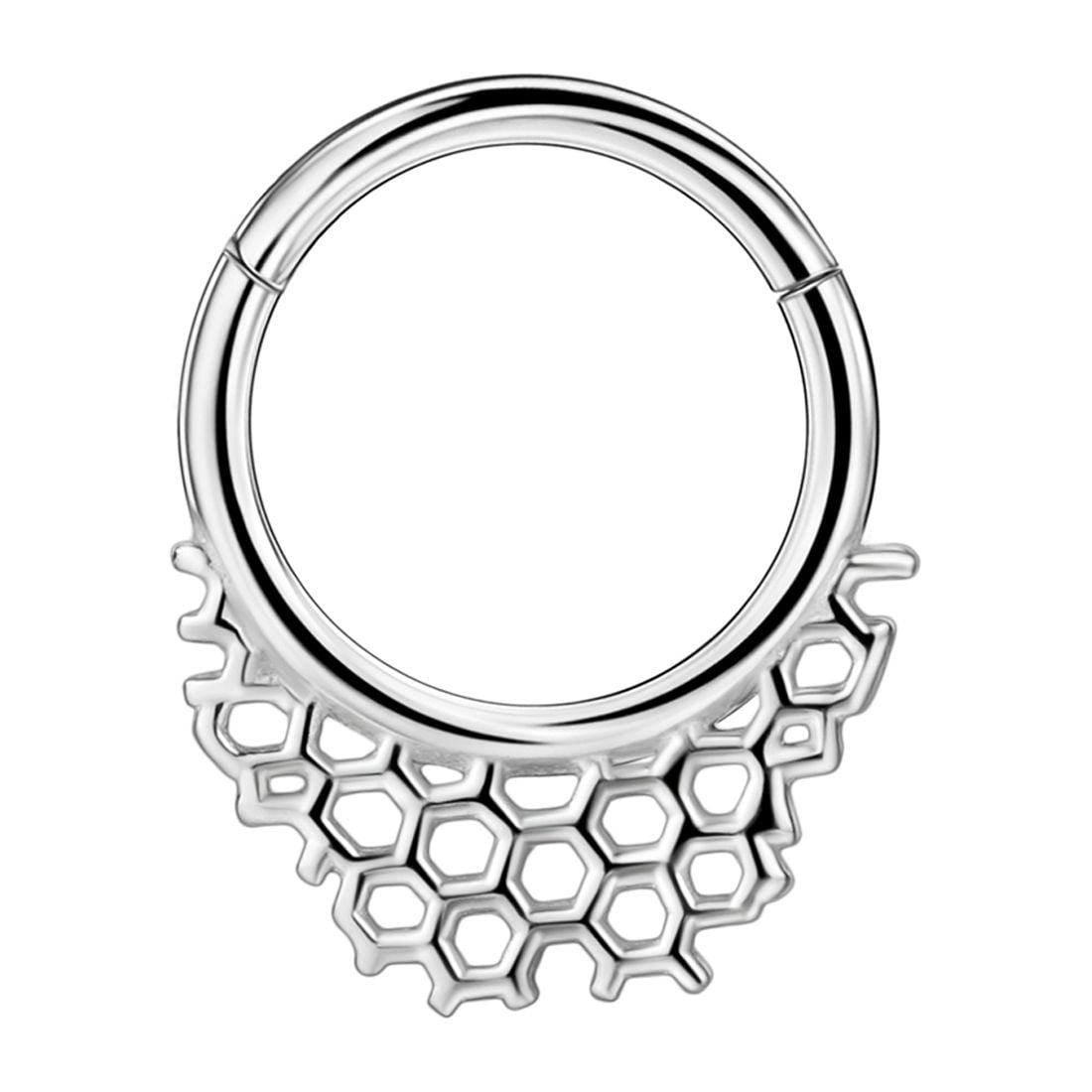 FANSING Surgical Steel Nest Septum Rings 16g Septum Jewelry 8mm Septum ...