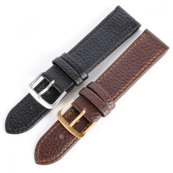 FANTADOOL Watch Band Strap Litchi Pattern Printed Pin Buckled ...