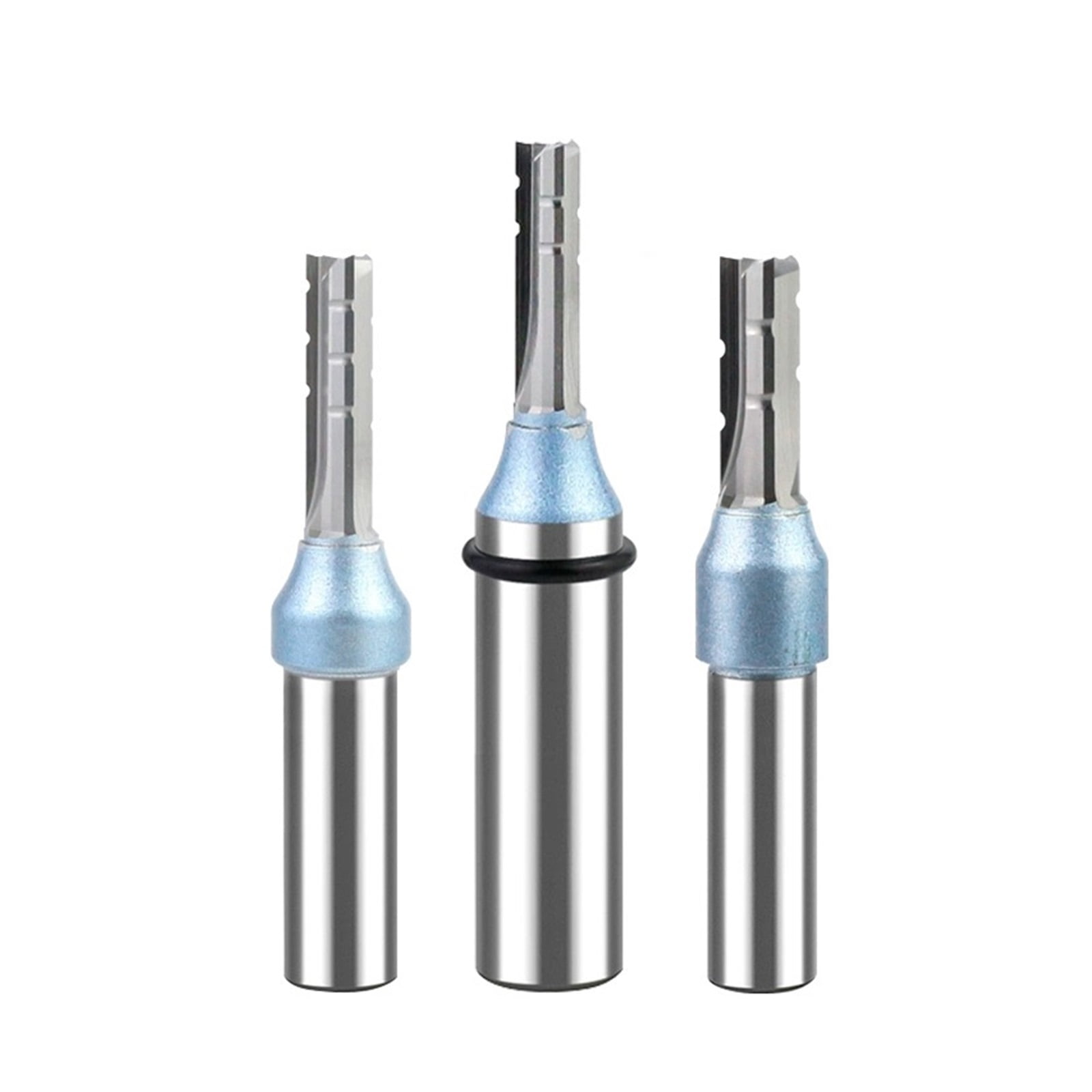 FANTIEj 12mm 3 Flutes TCT Straight Router Bit 1/2 Carbide Woodworking ...