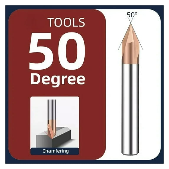 FANTIEj Chamfer End Mill CNC V Cutter 30 To 150 Degree Tip Angle For ...