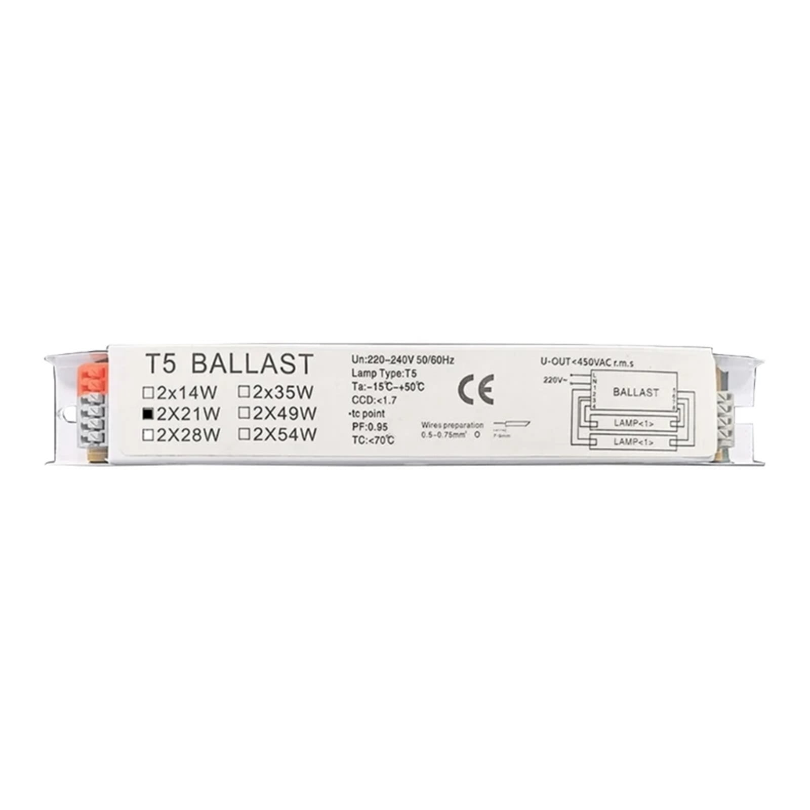 FANtieJun 220-240V Wide Voltage T5 Electronic Ballast Fluorescent Lamp ...