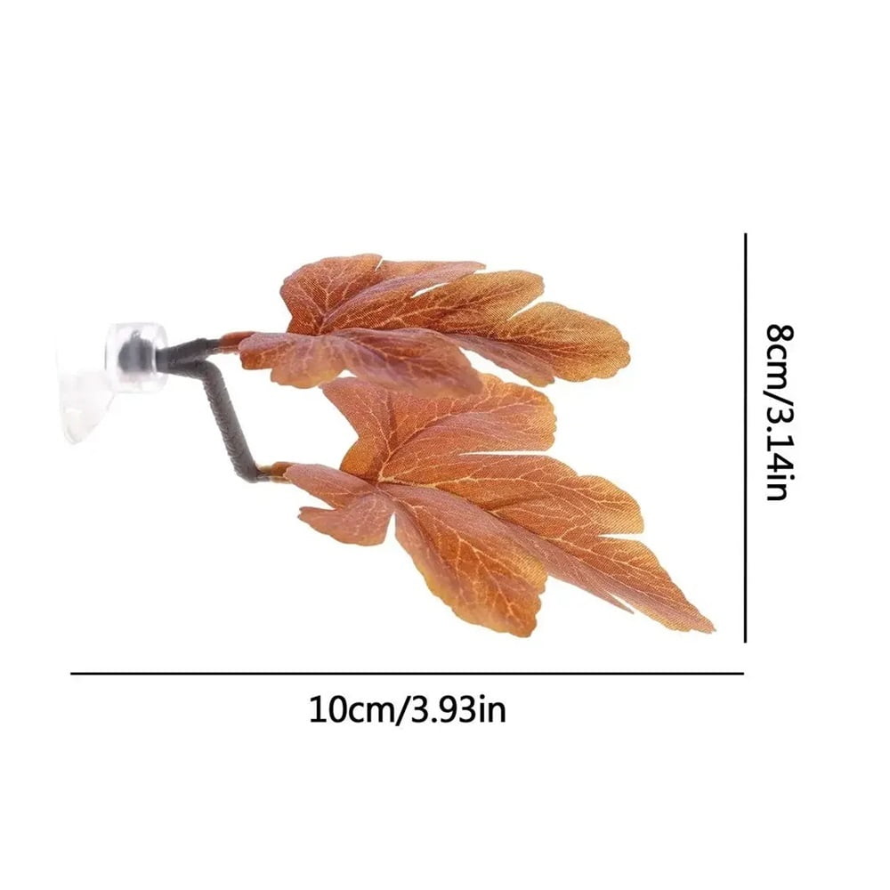 FANtj Leaf Bed Artificial Fish Resting Leaf Fake Aquarium Plant Fish ...