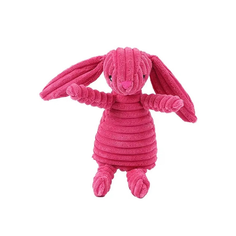 FANtj Pet Dog Molar Toy Vent Training Corduroy Monkey Pig Voice Plush ...