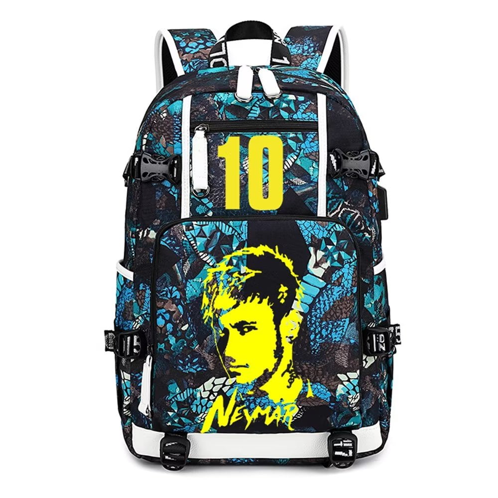 FANwenfeng Soccer N-eymar Multifunction Backpack Travel Taptop Daypack ...