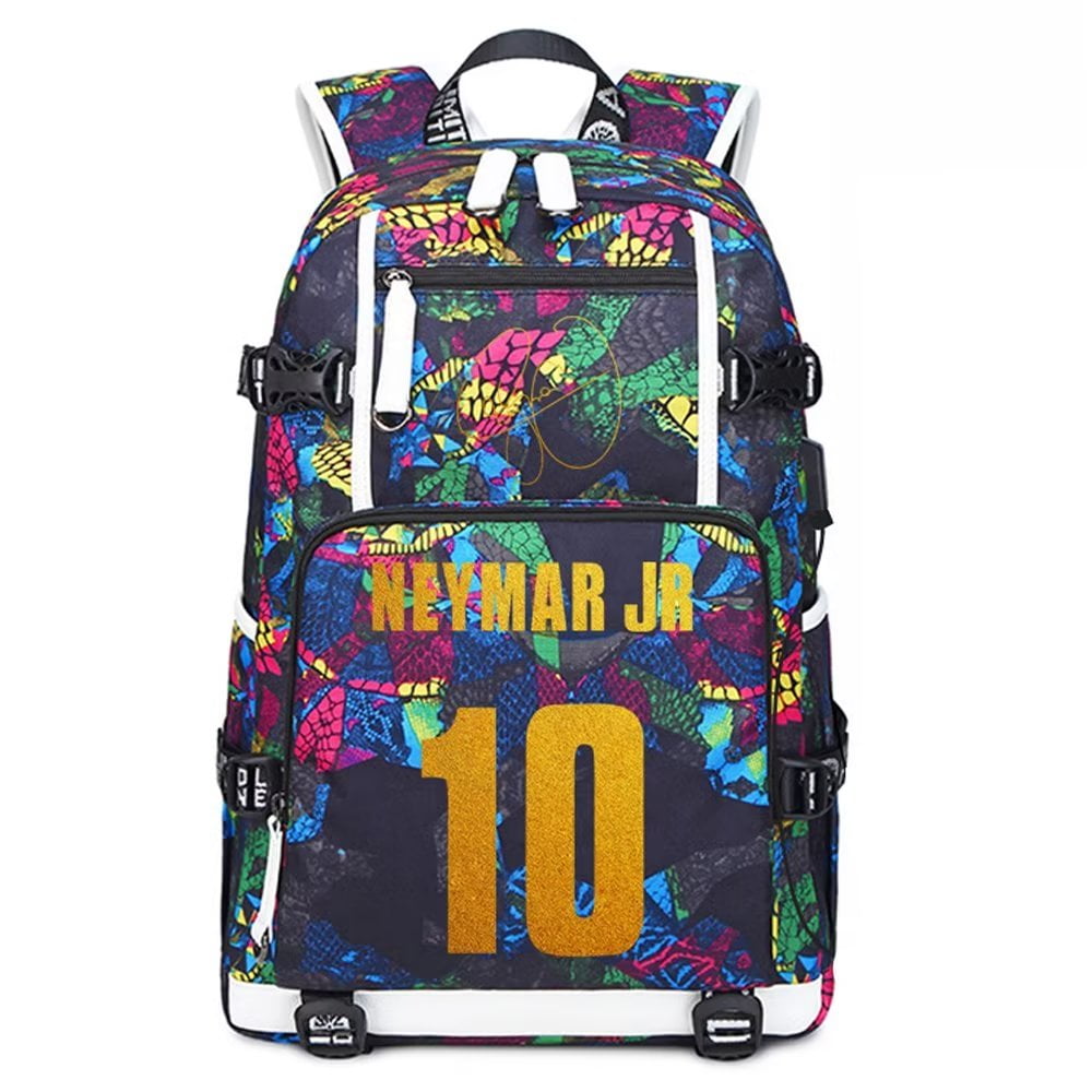 FANwenfeng Soccer N-eymar Multifunction Backpack Travel Taptop Daypack ...