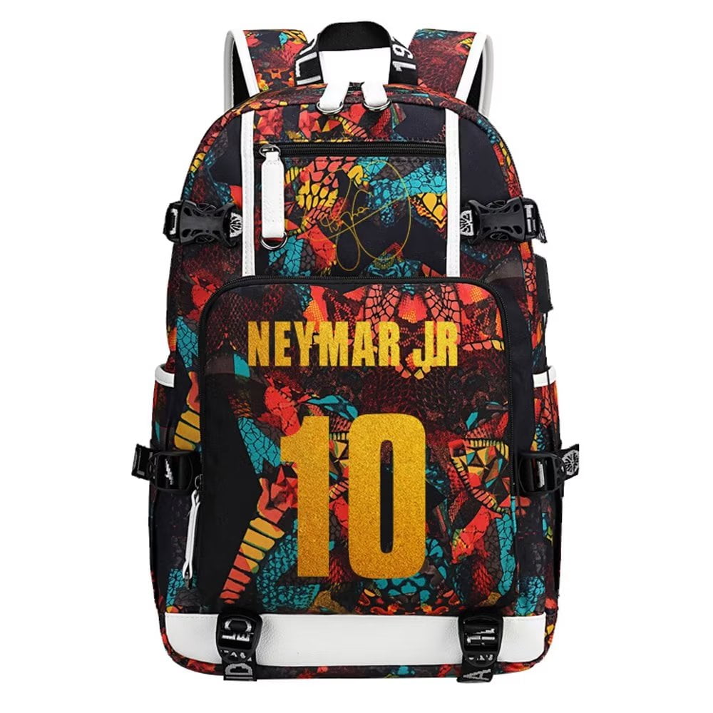 FANwenfeng Soccer N-eymar Multifunction Backpack Travel Taptop Daypack ...