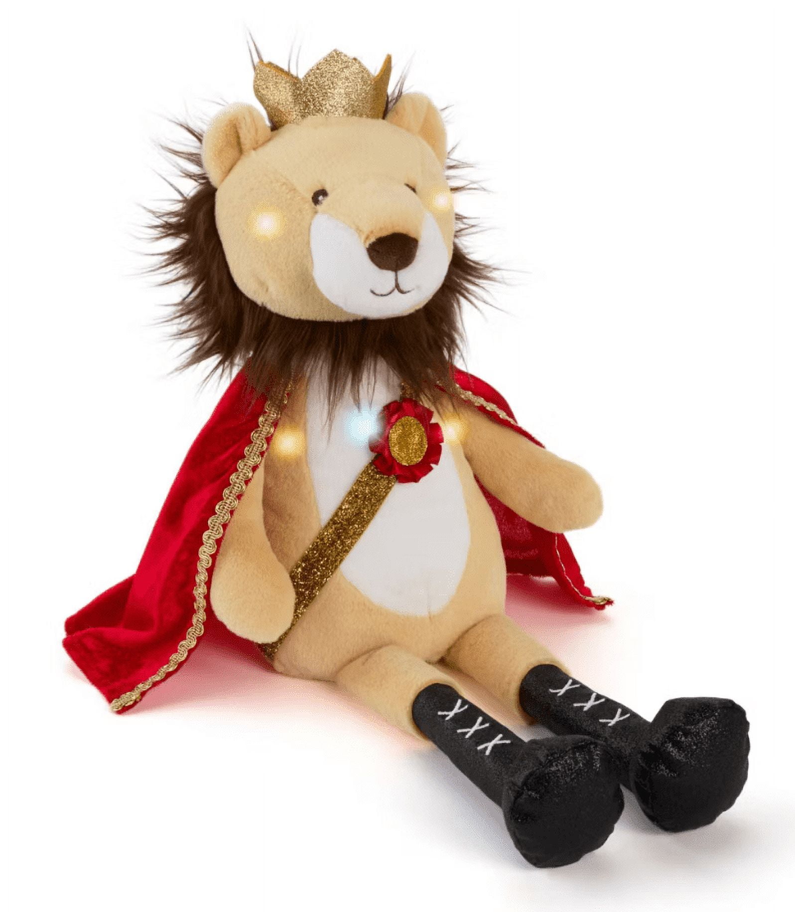 FAO Schwarz 12" Glow Brights Nutcracker Lion Plush Toy New with Tag ...