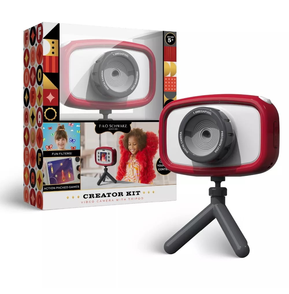 FAO Schwarz Kids Creator Kit - Digital Video Camera with Tripod and ...