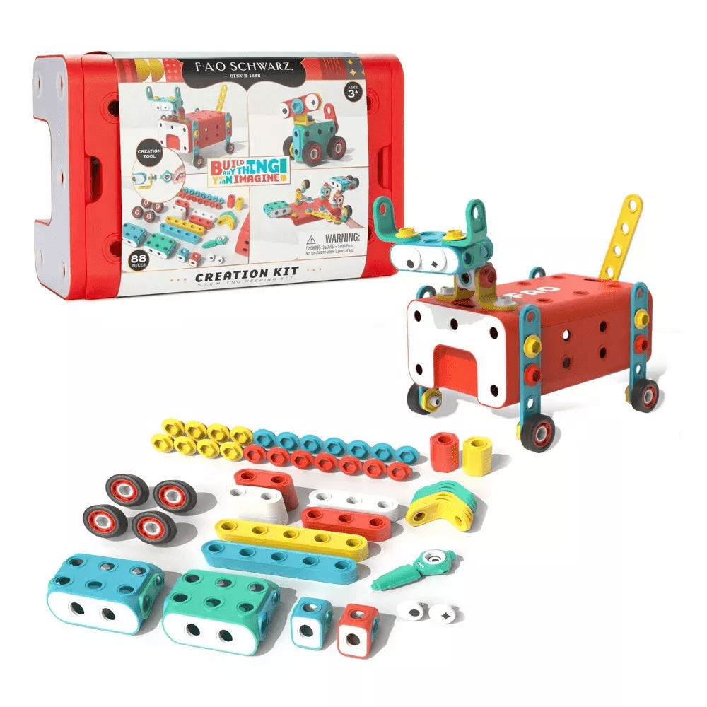 FAO Schwarz Early Engineers Craft Kit - STEM Robotics Toys Making Set ...