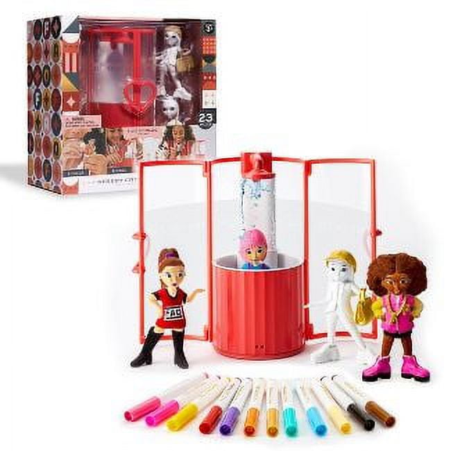 FAO Schwarz Street Chic Fashionistas Wash-And-Color Design Dolls 23pc ...