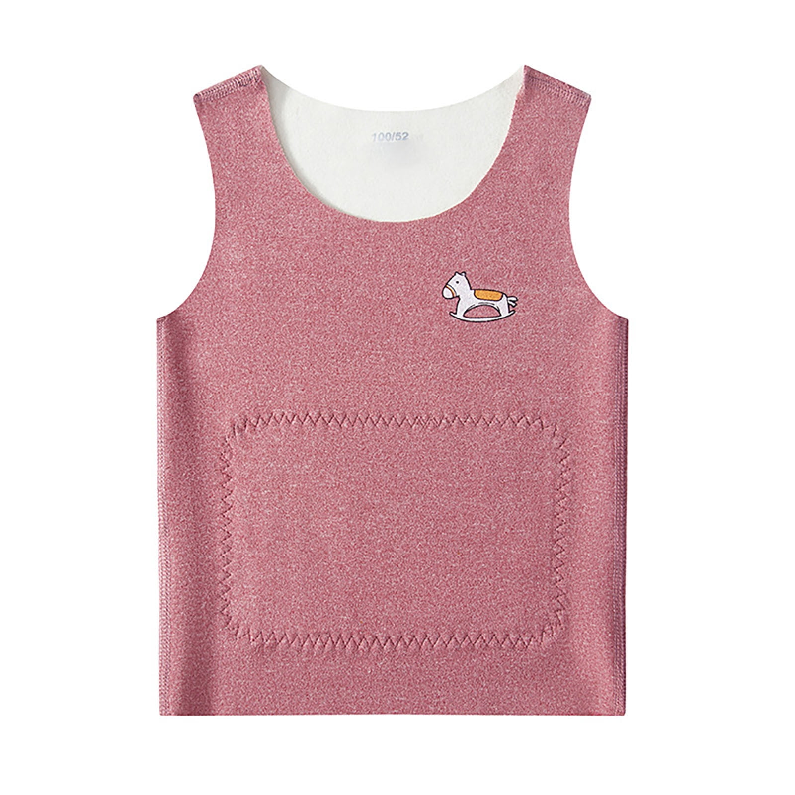 FAOWME Boys Girls Cute Zoo Animal Horse In Pocket Kids Tank Tops RD1 4 ...