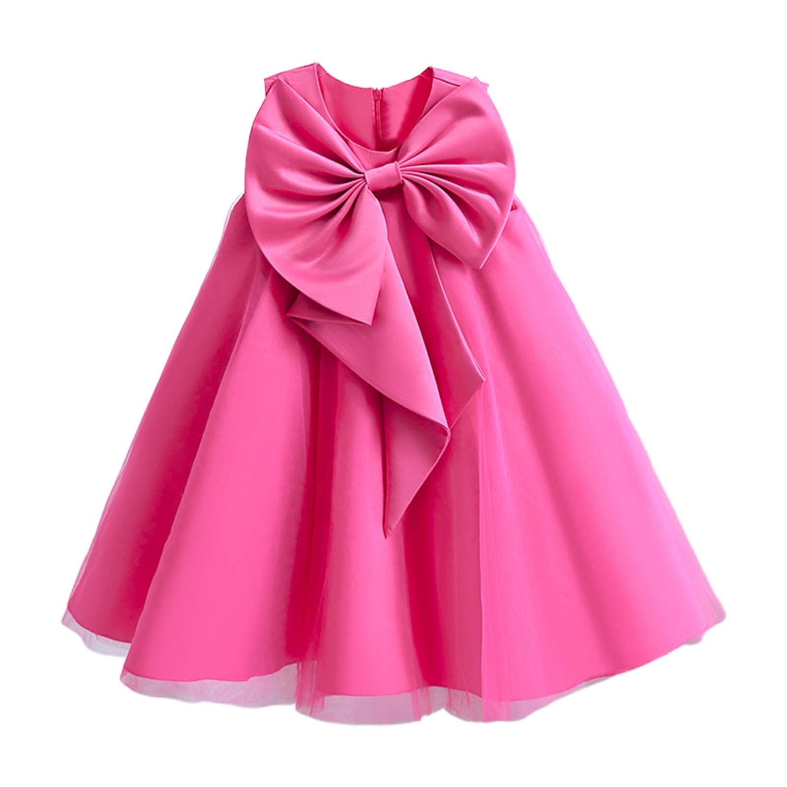 FAOWME Child Dress Girl Performance Pompous Dress Piano Performance ...