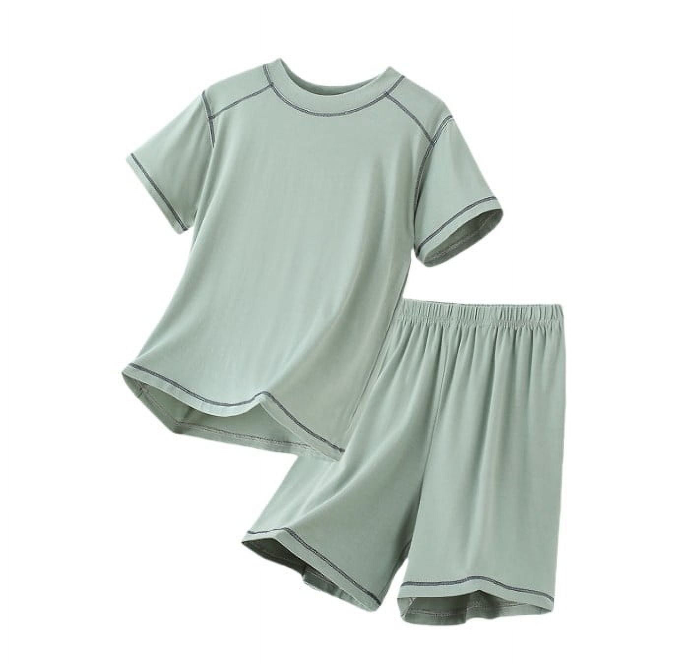 FAOWME Child Kids Toddler Baby Unisex Summer Fall O-Neck Short Sleeve ...