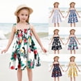 FAOWME Toddler Kids Girls Summer Dress Sleeveless Spaghetti Strap ...