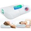 Cushion Lab Orthopedic Memory Foam Deep Sleep Pillow, Ergonomic Contour ...