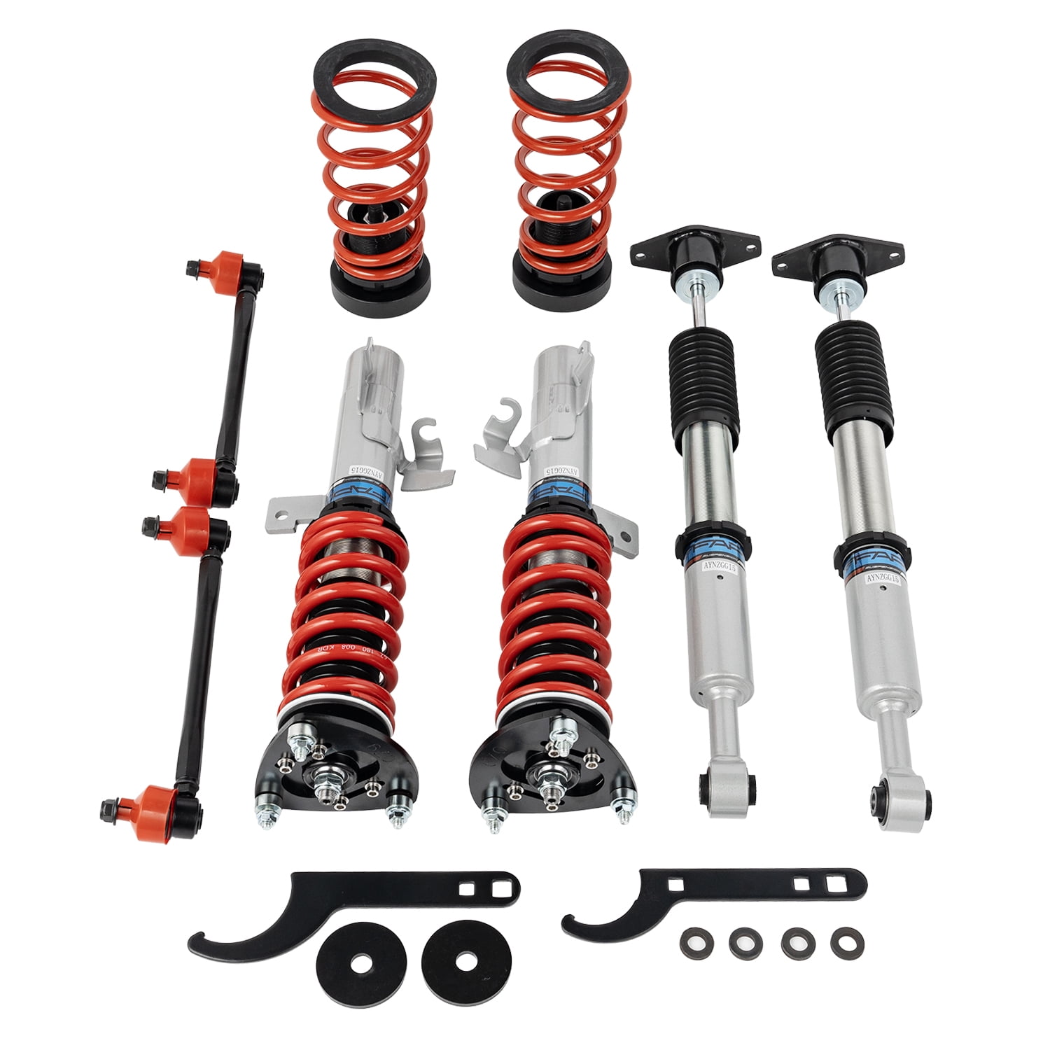FAPO PS Adjustable Height Coilover Suspension Strut Lowering Kit, Mono ...