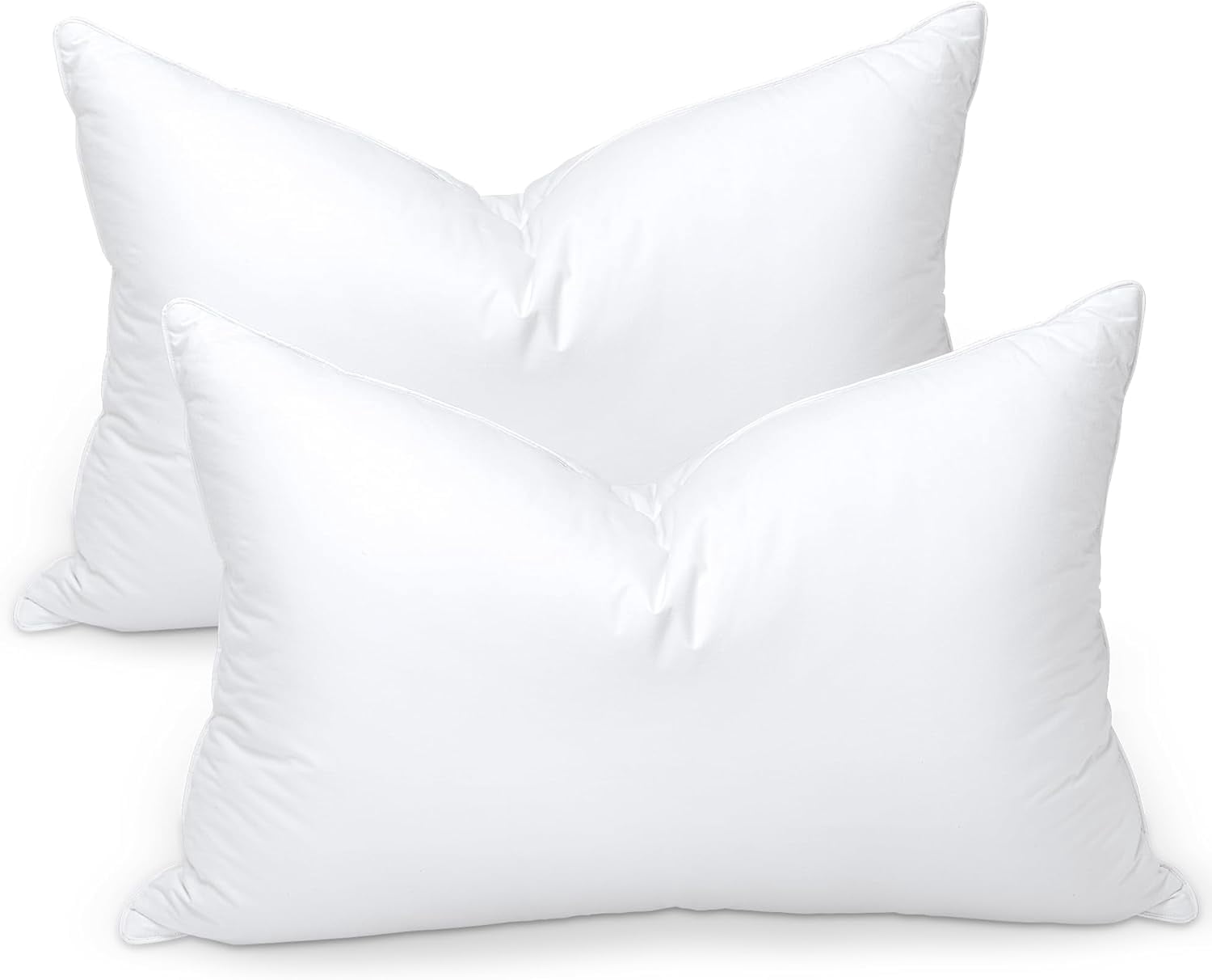 FAPO Goose Down Pillows and Bed Pillows Queen Size for Sleeping,With 2 ...