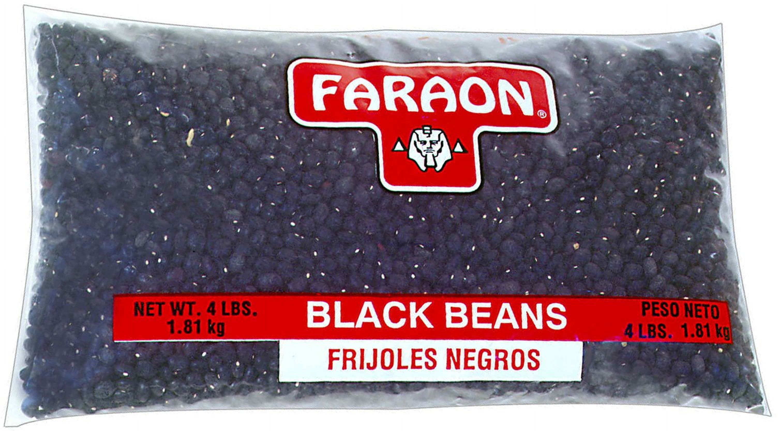 FARAON Black Beans, 4 Pound AIS1 - Walmart.com