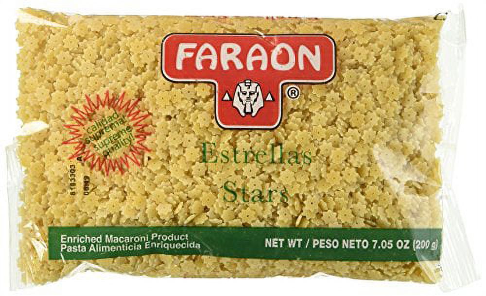 FARAON Pasta Estrella Star, 7 Ounce (Pack of 20) - Walmart.com
