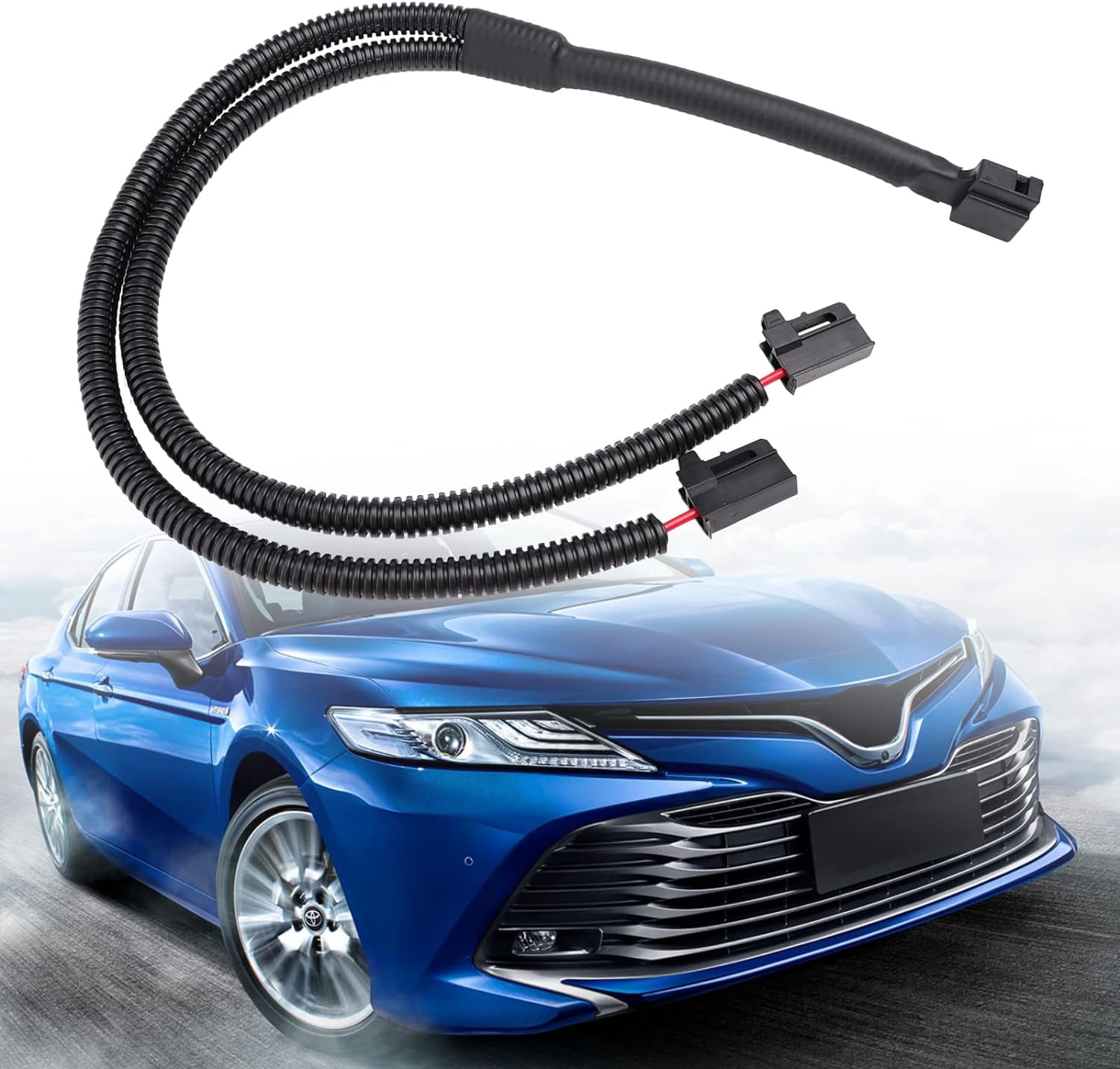 FARBIN 1 to 2 Horn Adapter Connector Y Type Horn Special Plug Wiring ...