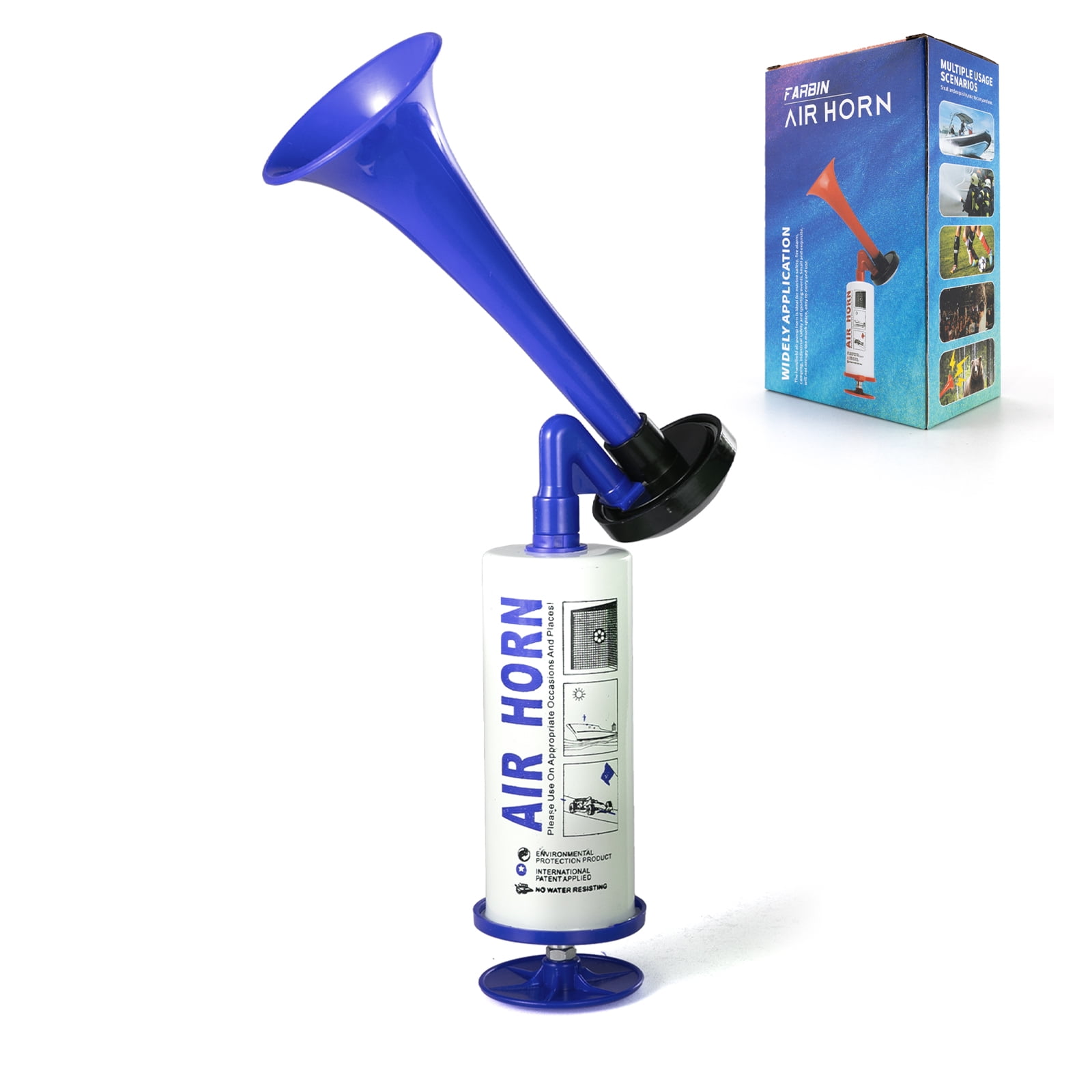 FARBIN Handheld Air Horn, Portable Air Pump Horn, Personal Safety Horn ...
