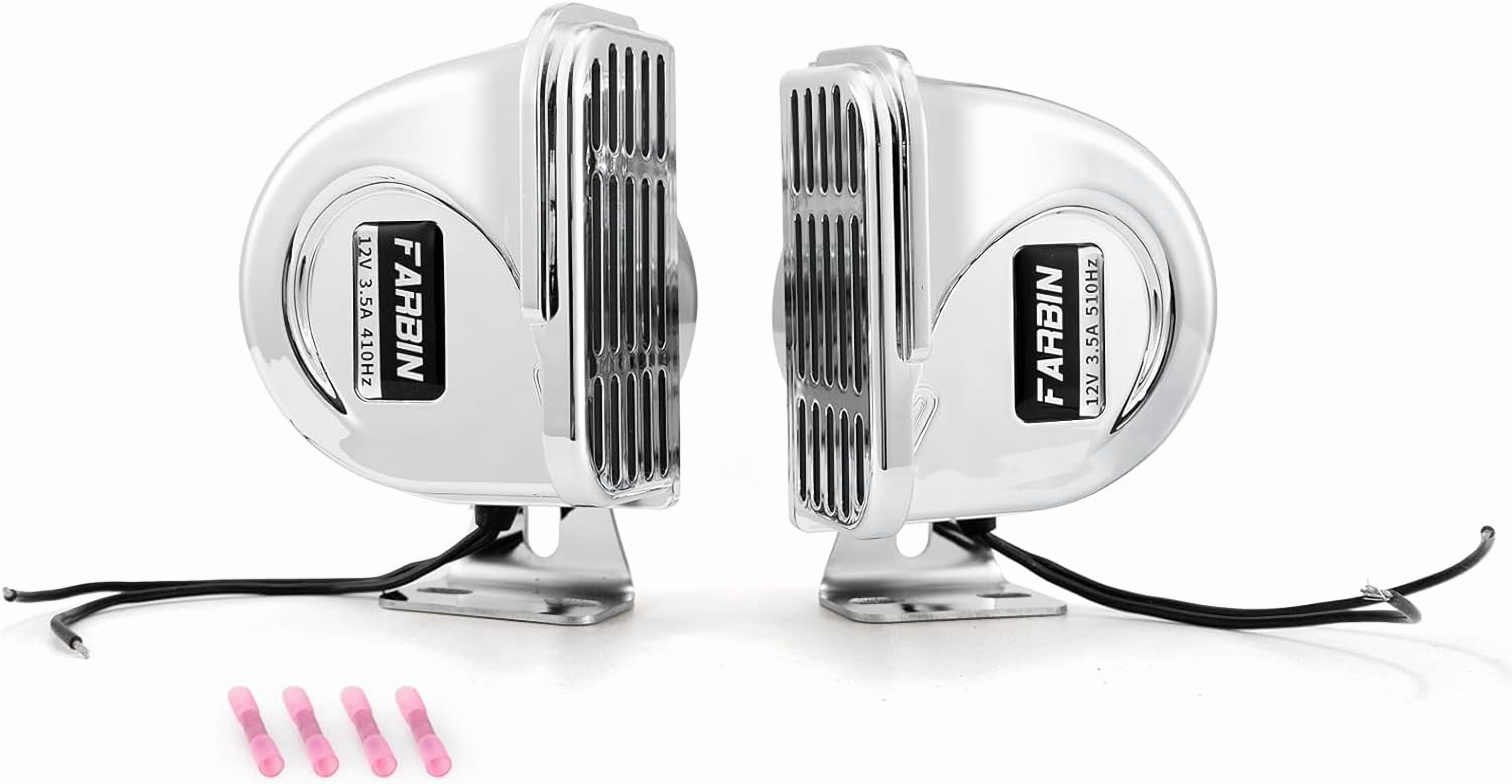 FARBIN Horn for Boats Stainless Steel Waterproof Horn for Ships 12V ...