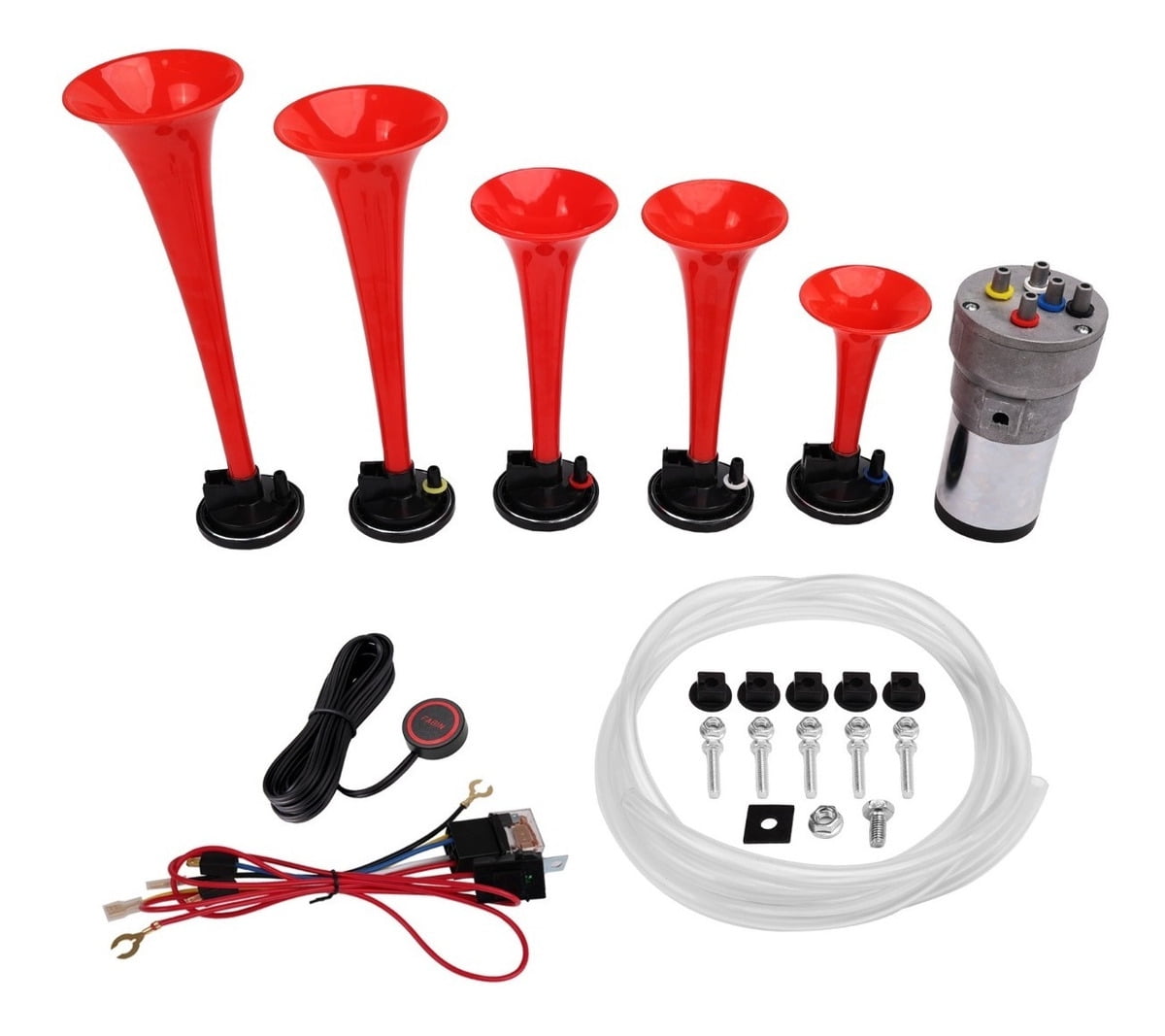 FARBIN Musical Air Horns Plays Dixieland Melody Music Horn Dixie Air ...