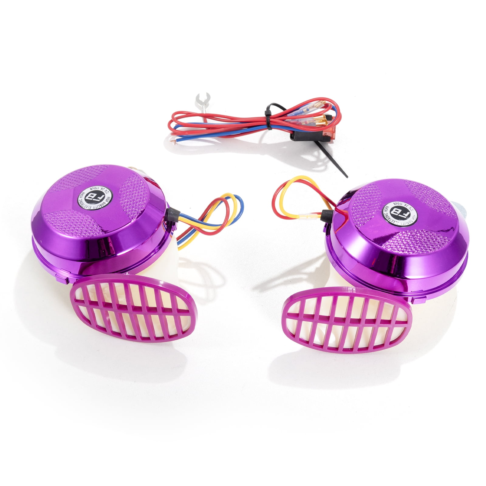 FARBIN Train Horns for Trucks Cars 130db Super Loud motorcycle Snail Horn Variable Sound Horn ...