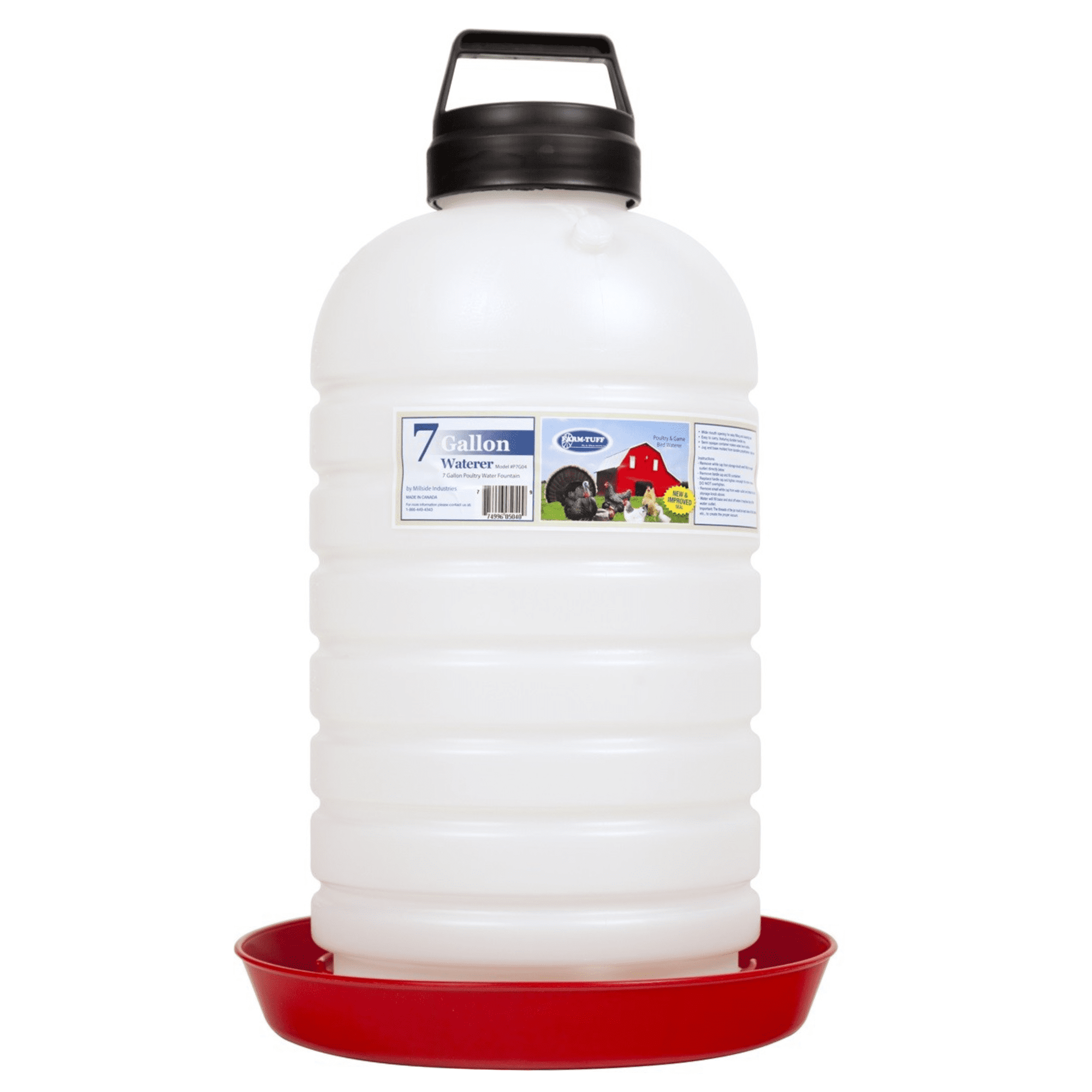 FARM-TUFF Durable Top Fill Hanging Plastic Automatic Poultry and Game ...