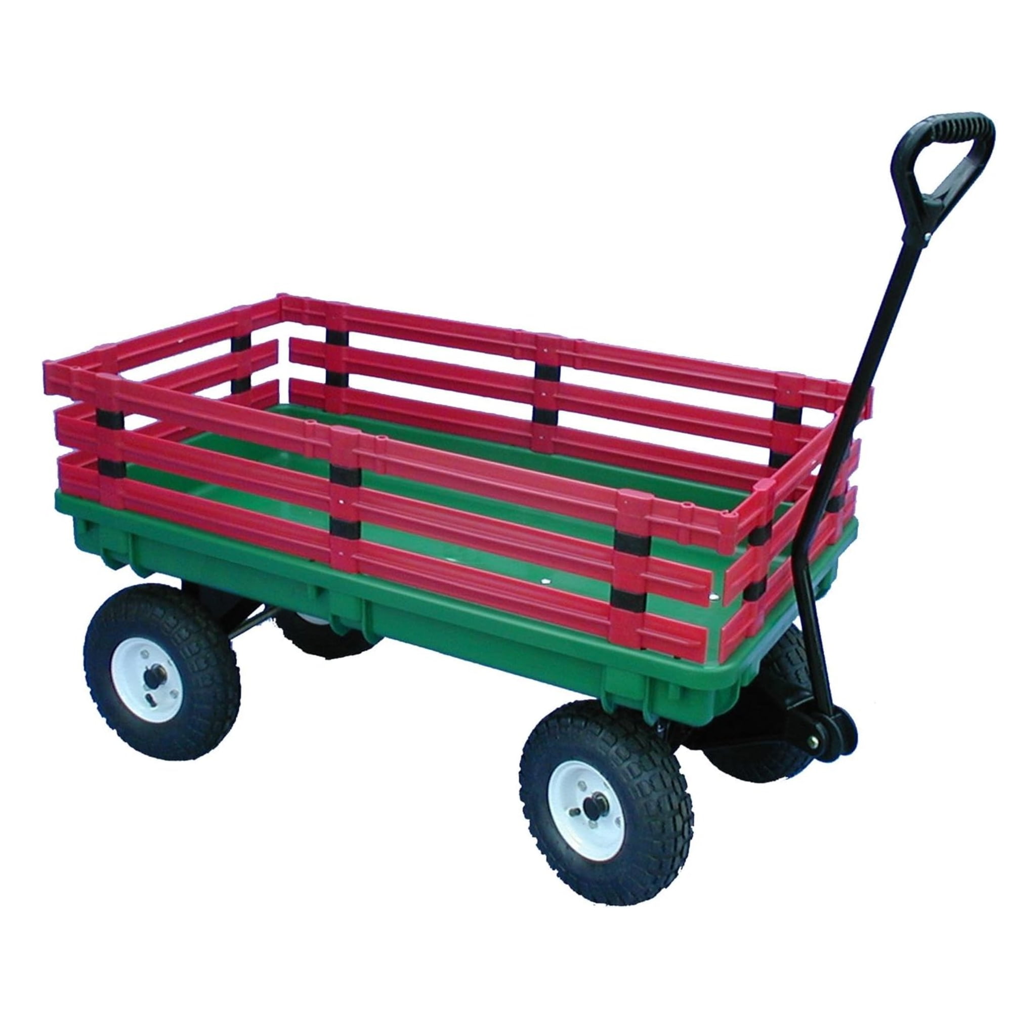 FARM-TUFF Plastic Trekker Wagon with Removable Plastic Side Racks ...