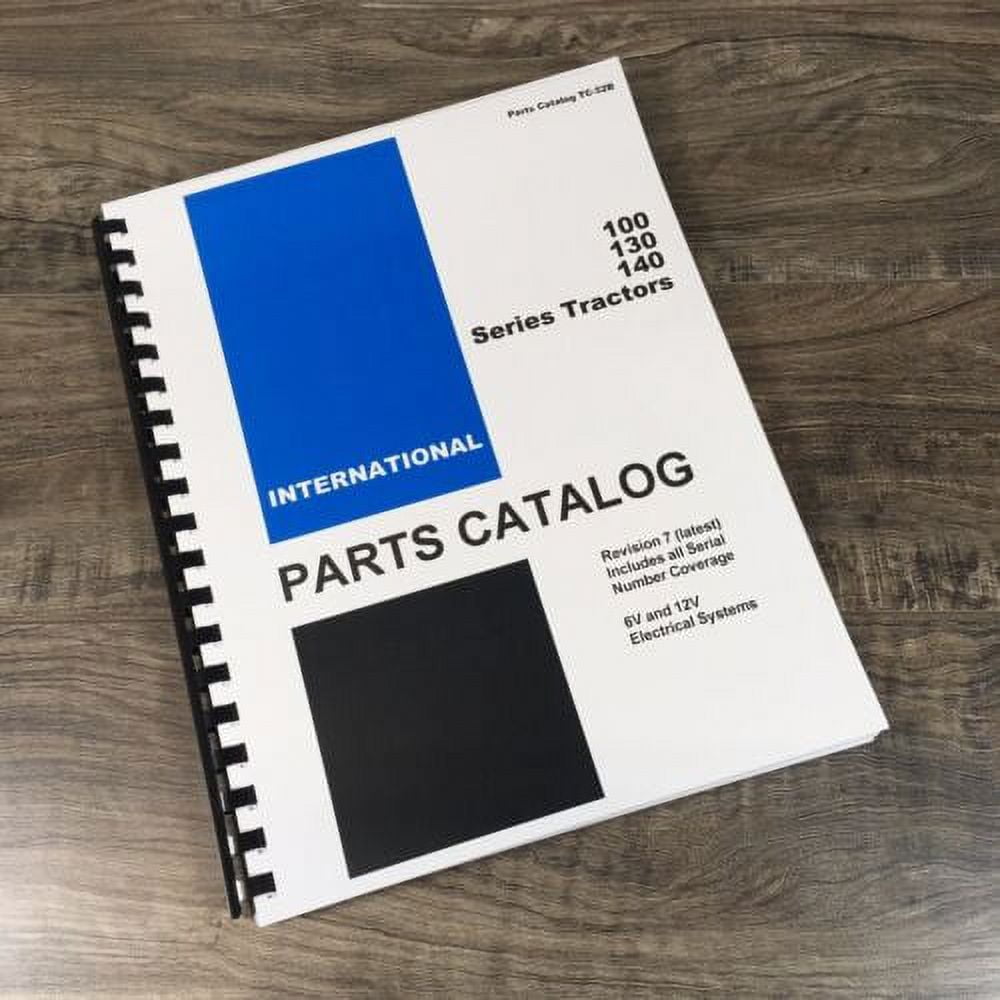 FARMALL INTERNATIONAL 100 130 140 TRACTOR PARTS MANUAL CATALOG BOOK ...